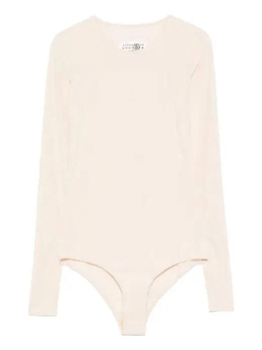 MAISON MARGIELA Long-sleeved Bodysuit - White