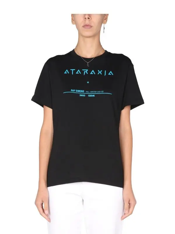 Raf Simons Serenity Graphic T-shirt - Black