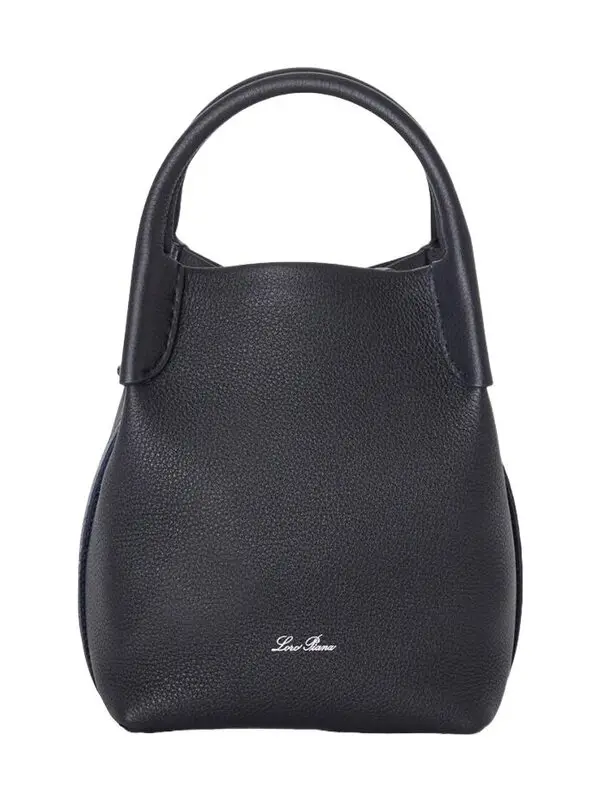 Loro Piana Bale Micro Bucket Bag - Black