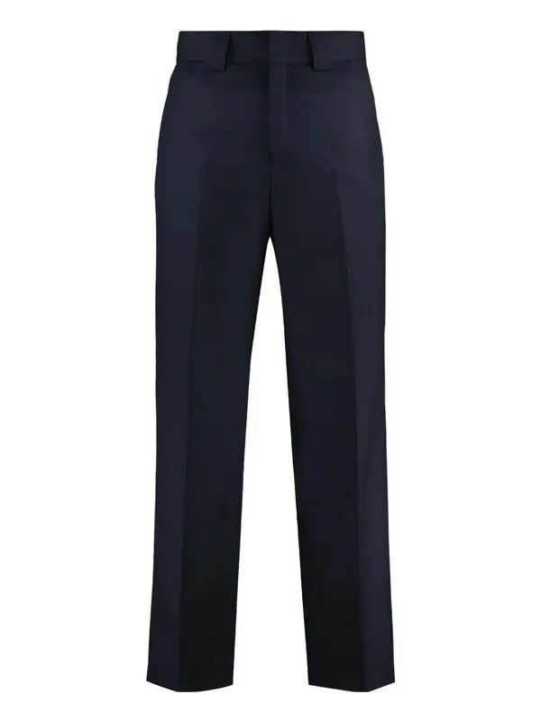 PT TORINO Virgin Wool Tailored Trousers - Black