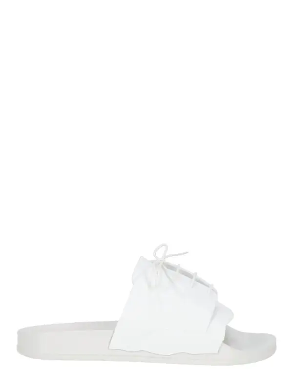 MAISON MARGIELA Lace-up Slip-on Slides - White