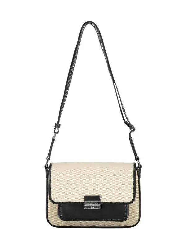 Michael Kors Logo Strap Flap Shoulder Bag - Black