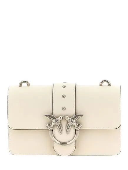 Pinko Love One Mini Crossbody Bag - White