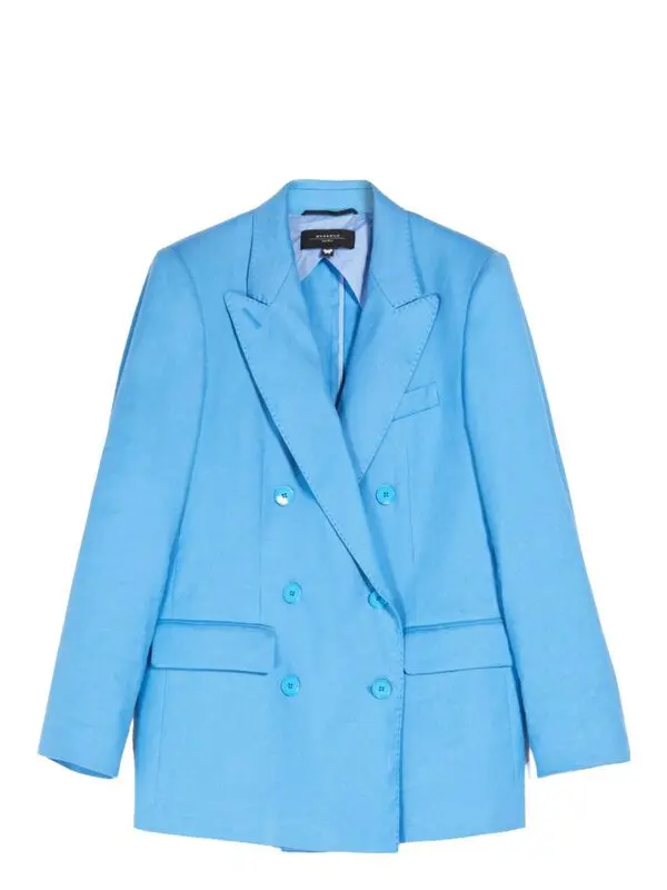 Max Mara Double-breasted Blazer - Blue
