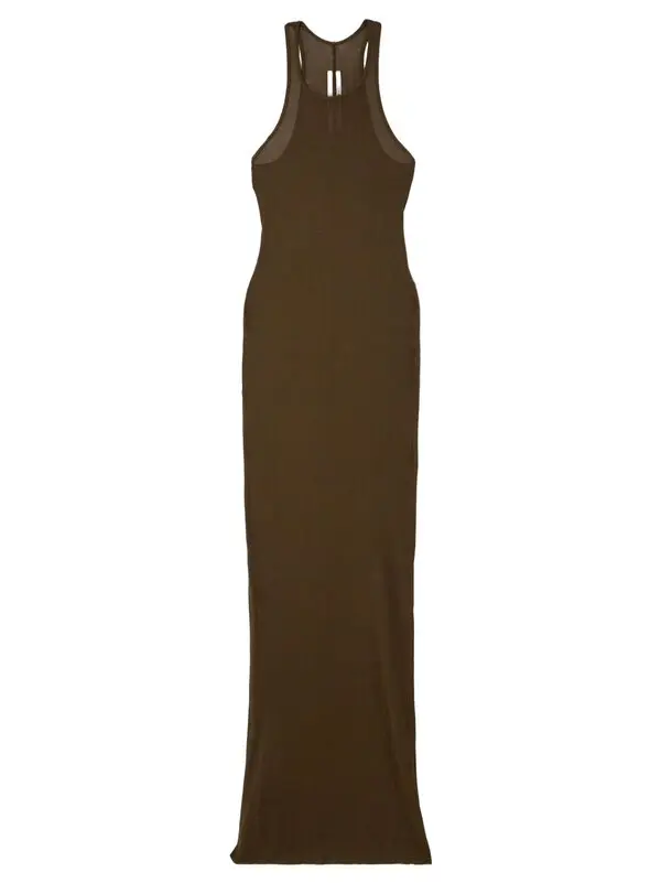 Rick Owens Sleeveless Maxi Dress - Brown