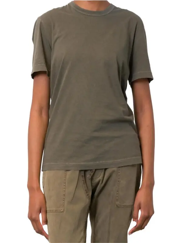 JAMES PERSE Round Neck Short Sleeve T-shirt - Green