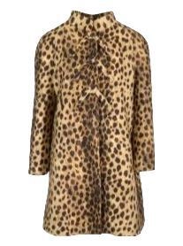 Valentino Garavani Jaguar Spots Leopard Printed Coat - No
