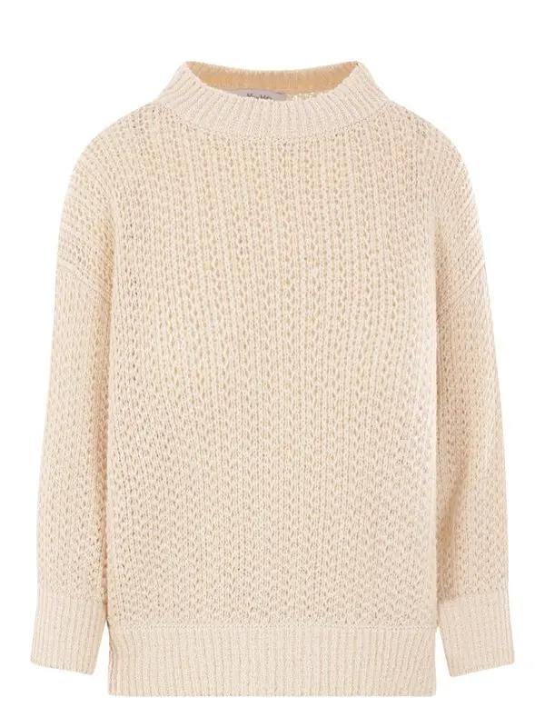 Max Mara Round Neck Knit Pullover - Nude