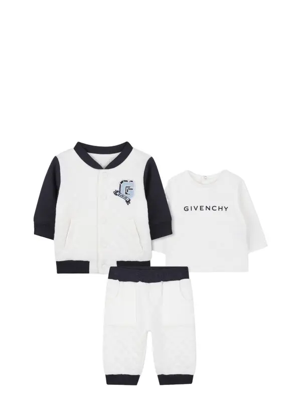 Givenchy Quilted Appliqué Tracksuit Set - Midnight Blue