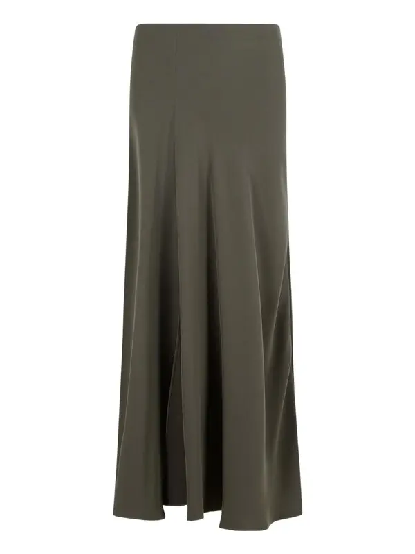 P.a.r.o.s.h A-line Maxi Skirt With Front Slit - Grey