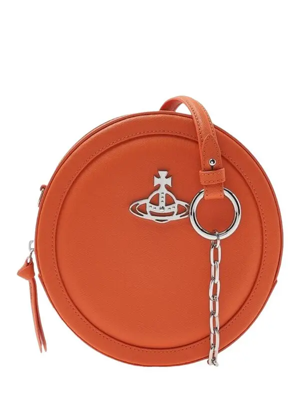 VIVIENNE WESTWOOD Round Shoulder Bag - Brown
