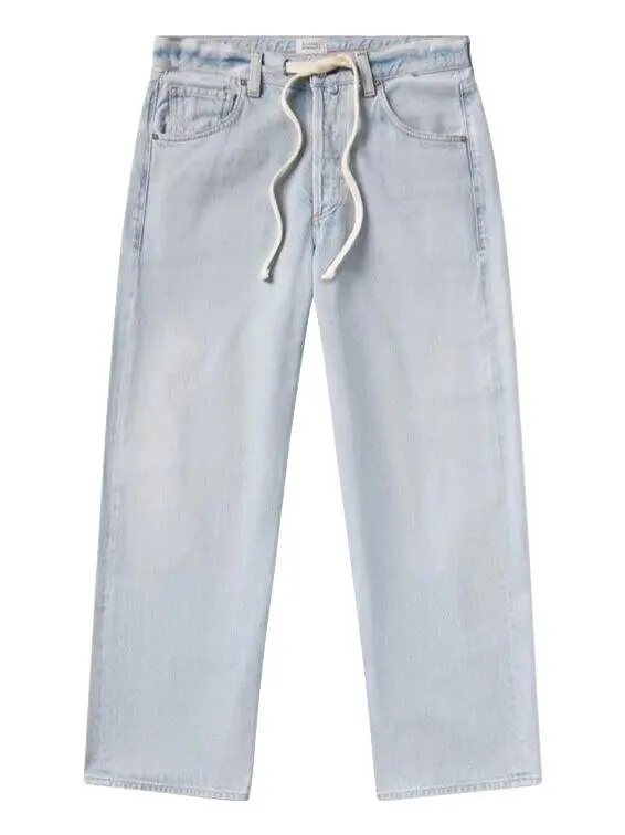 Citizens Of Humanity Wide-leg Jeans With Drawstring Waist - Blue