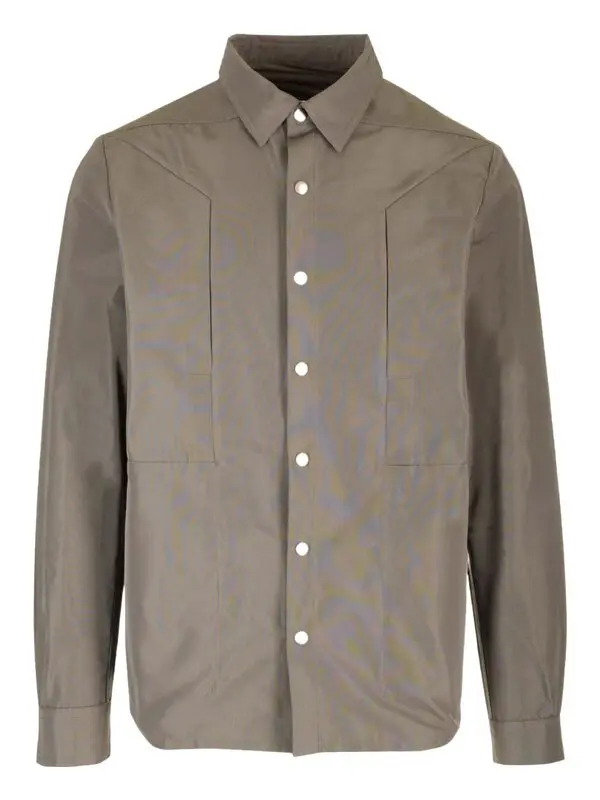 Rick Owens Fogpocket Shirt Jacket - Gray