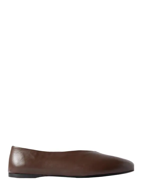 Proenza Schouler Round Toe Ballet Flats - Brown