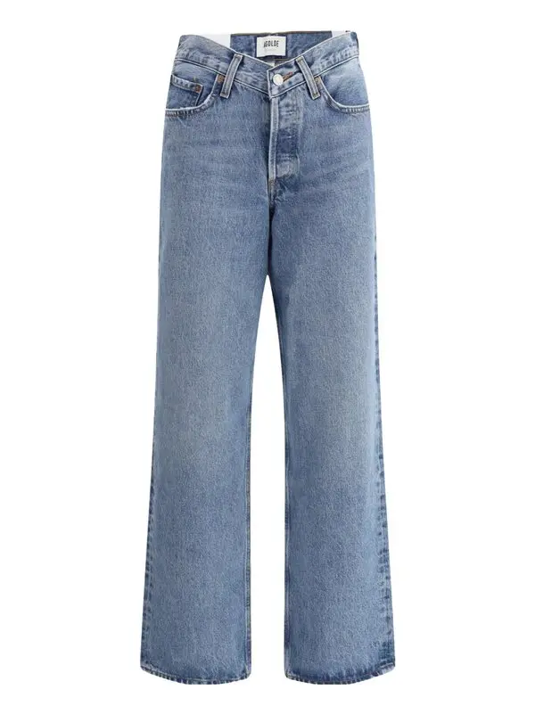 AGOLDE Five-pocket Denim Trousers - Blue
