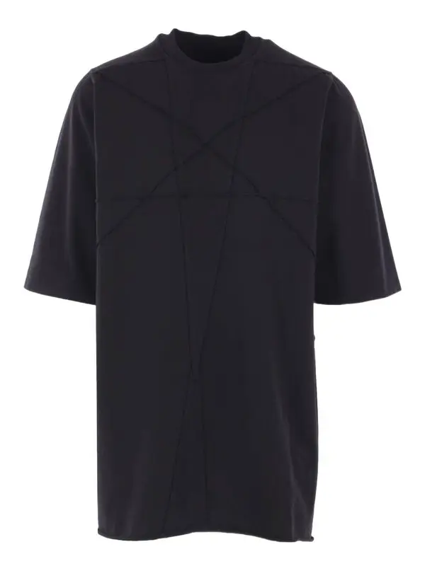 Rick Owens Round Neck Short Sleeve T-shirt - Black