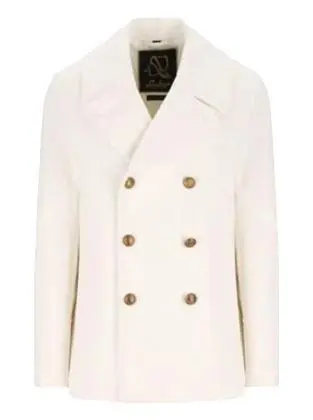 SEALUP Amalfi Double-breasted Coat - White