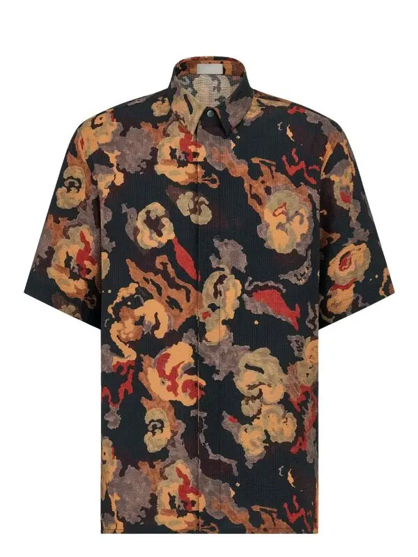 Dior And Duncan Grant And Charleston Short-sleeved Shirt - Black