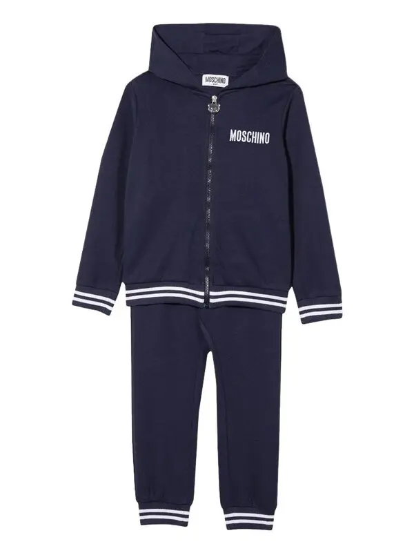 Moschino Teddy Bear Motif Two-piece Tracksuit - Black