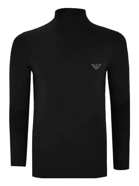 Emporio Armani Long-sleeved T-shirt - Black