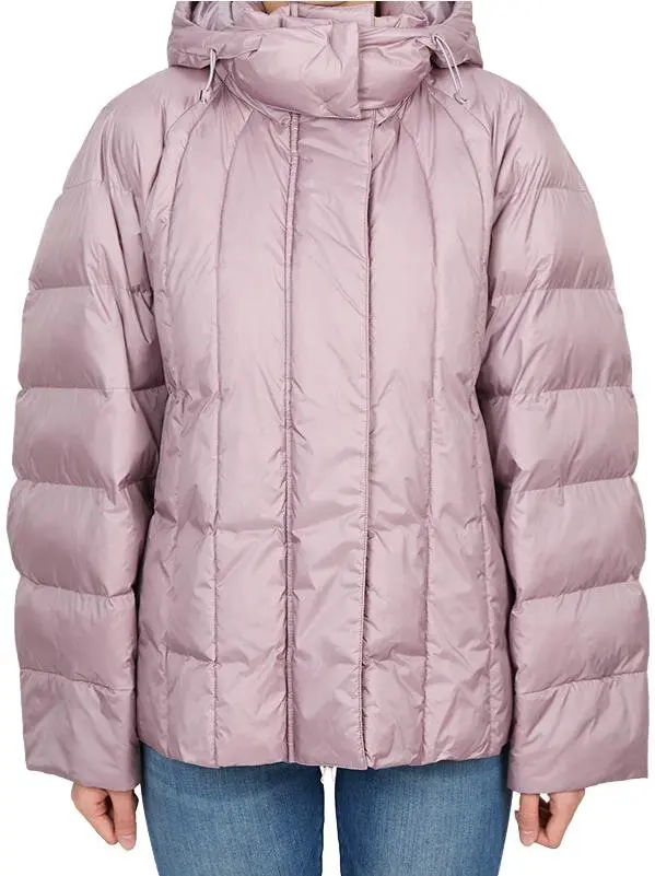 Max Mara Long Sleeve Down Coat - Nude