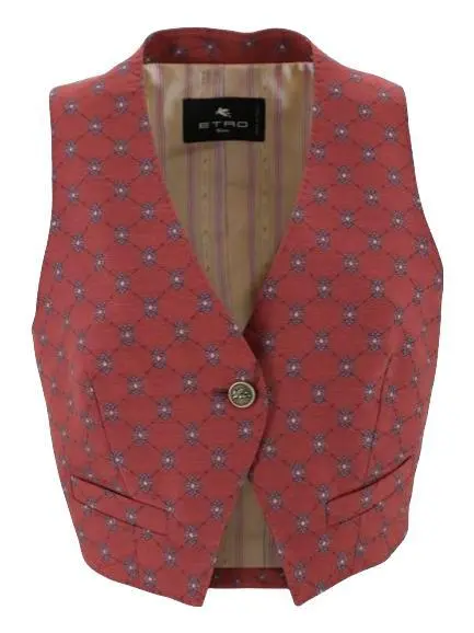 Etro Wool-blend Waistcoat - Red
