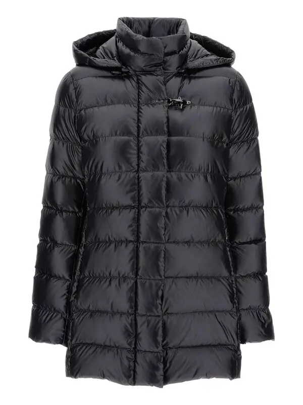 FAY Hooded Padded Jacket - Black