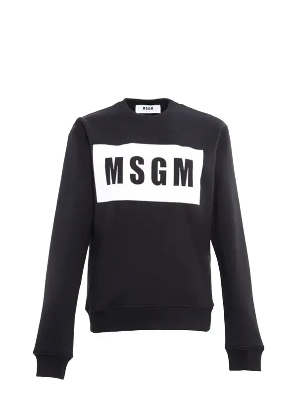 MSGM Logo Sweatshirt - Black