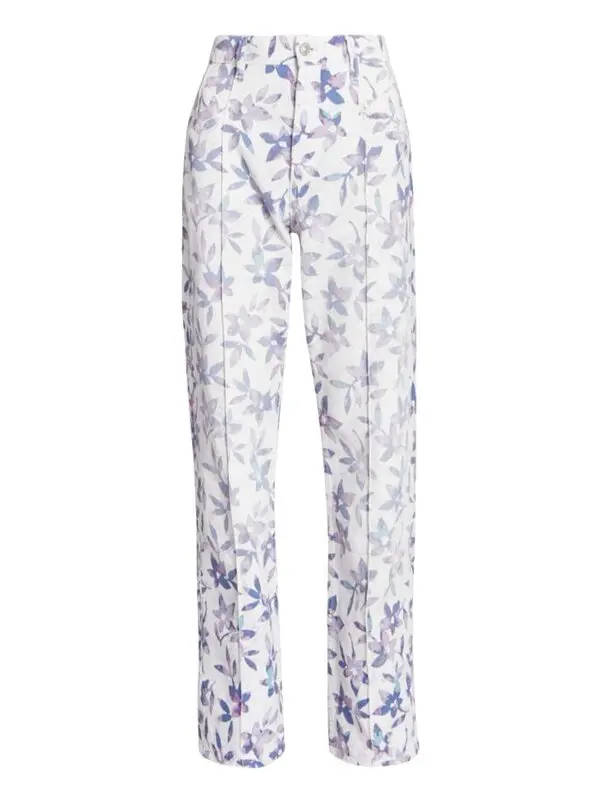 Isabel Marant Étoile Logo Casual Pants - White