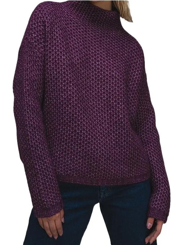Hugo Boss Long Sleeve High Neck Sweater - Black