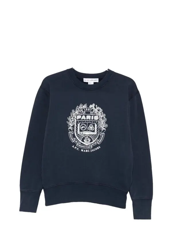 A.p.c. X Marc Jacobs Crewneck Sweatshirt - Blue