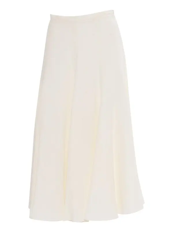 Fabiana Filippi Flared Cut Midi Skirt - White