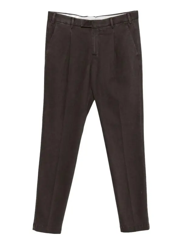PT TORINO Pleated Trousers - Black