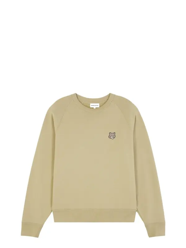 Maison Kitsuné Bold Fox Head Patch Oversized Sweatshirt - Nude