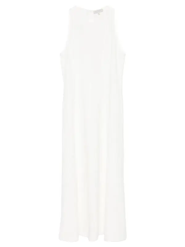 Antonelli Firenze Round-neck Sleeveless Dress - White