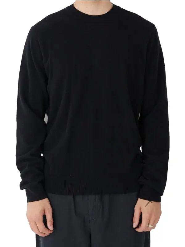 Comme Des Garçons Long-sleeved Sweater - Black