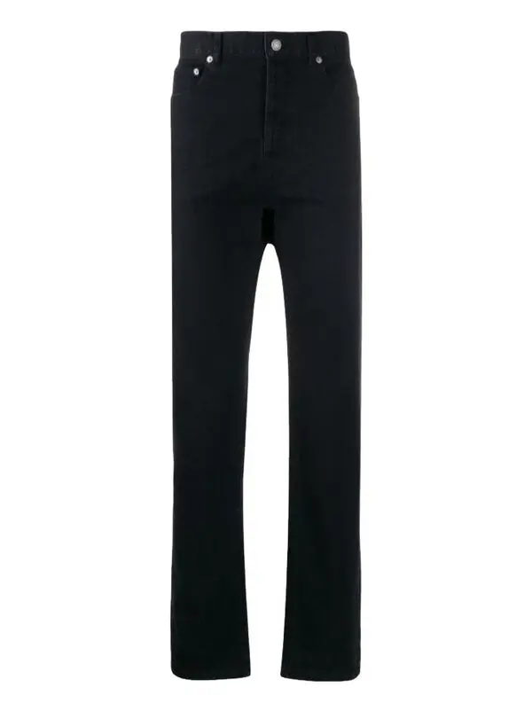 Saint Laurent Straight Leg Jeans - Black