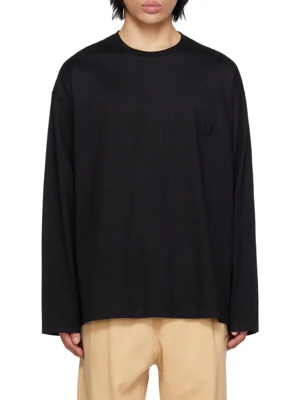 WOOYOUNGMI Long-sleeved T-shirt - Black