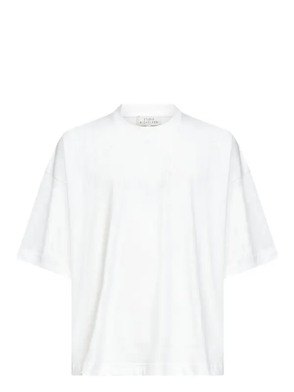 Studio Nicholson Short Sleeved Crewneck T-shirt - White