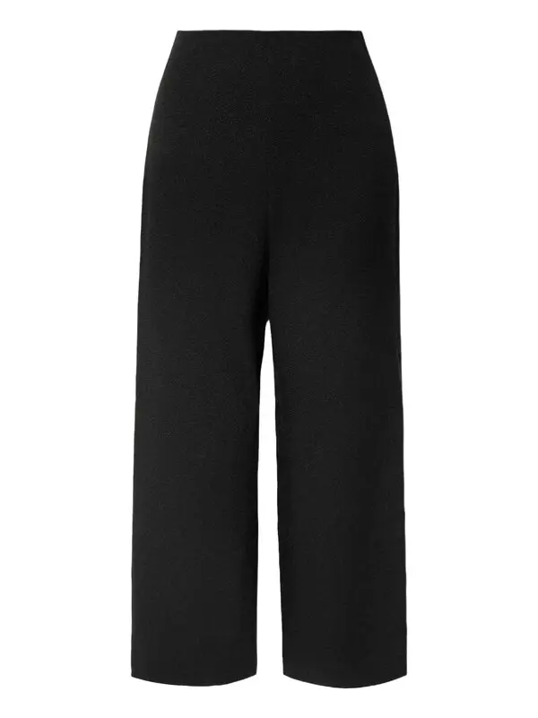 BLAZÉ MILANO Flared Zippered Casual Pants - Black