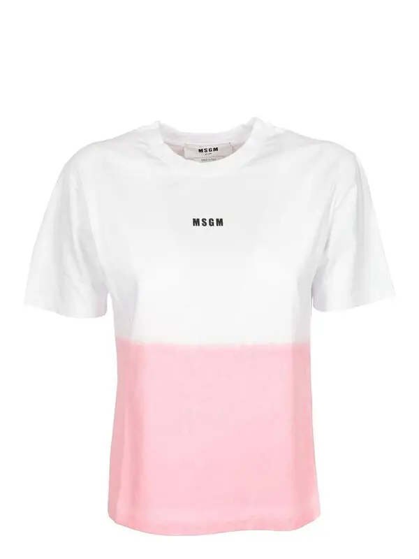 MSGM Logo Detail T-shirt - White
