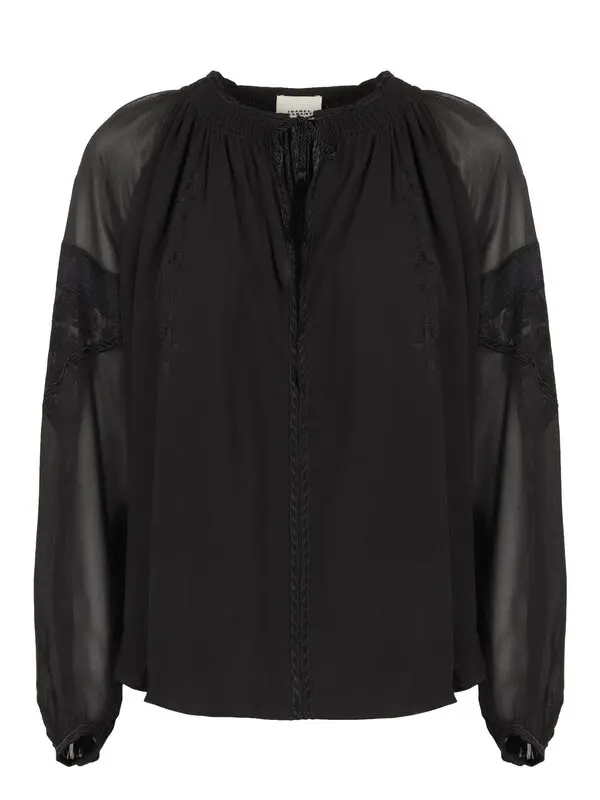 Isabel Marant Étoile Oris Long-sleeved Top - Black