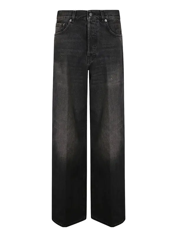 HAIKURE Five-pocket Denim Trousers - Black