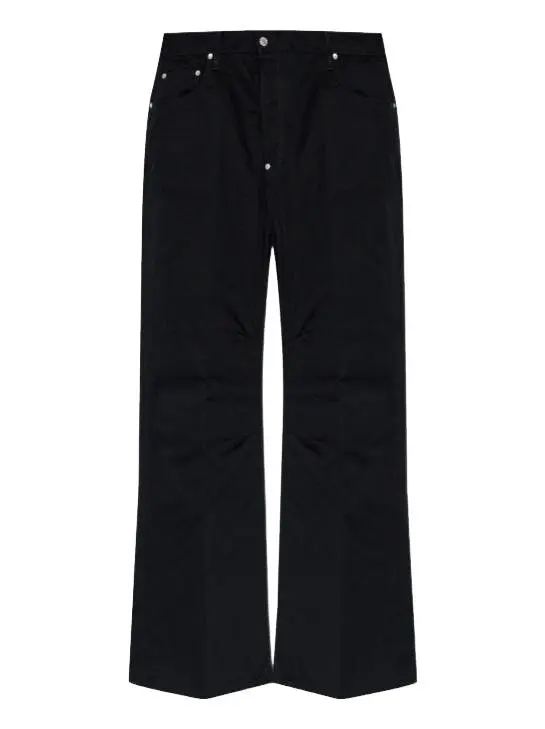 Dsquared2 Icon Logo Embossed Loose-fit Jeans - Black
