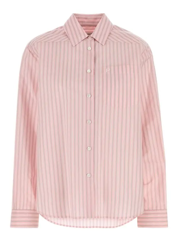 Philosophy Di Lorenzo Serafini Striped Shirt - Pink