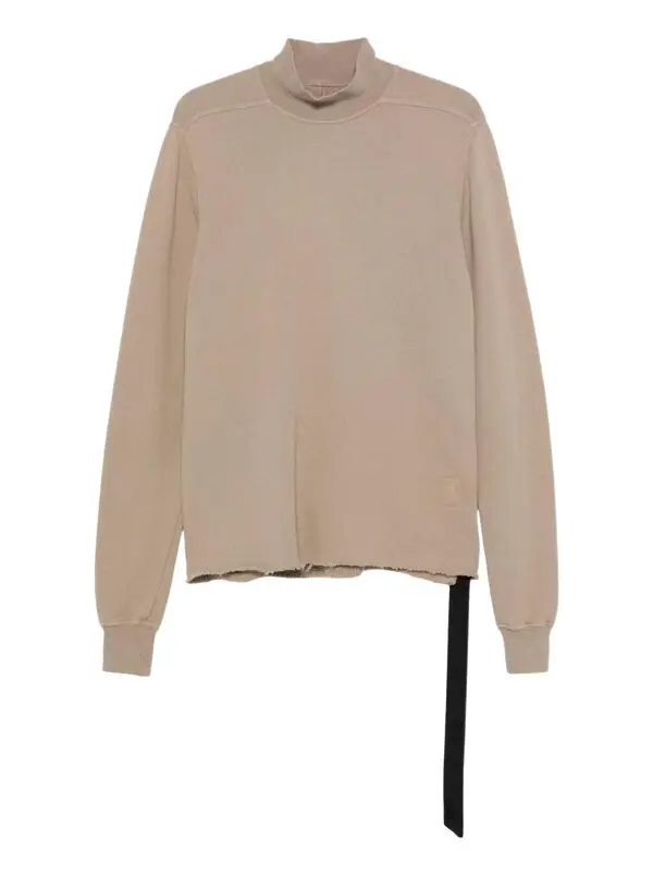 Rick Owens Mock Neck Sweater - Nude