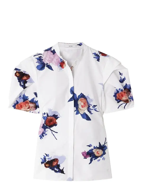 Erdem Printed Shirt - White