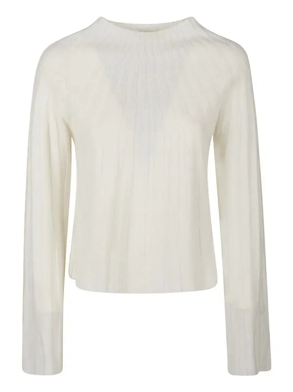 LOULOU STUDIO Koro Knitted Sweater - White
