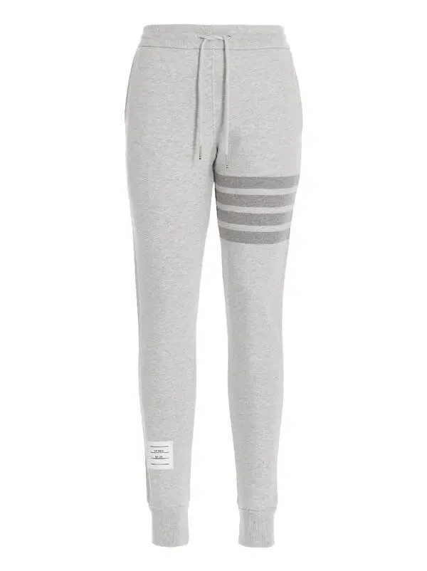 Thom Browne Rwb 4-bar Striped Track Pants - White