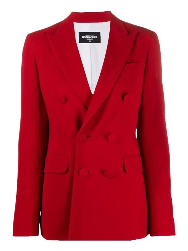 Dsquared2 Double-breasted Blazer - Red